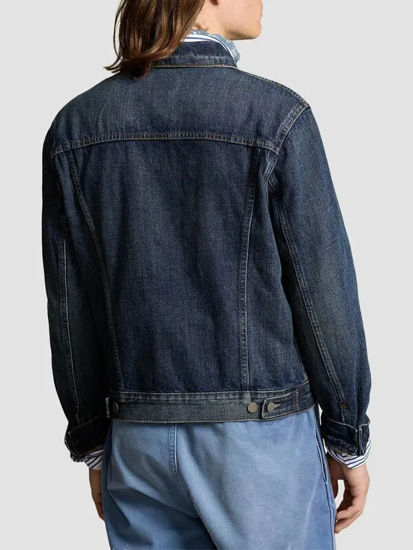 Polo Ralph Lauren Faded Denim Trucker Jacket - Blue
