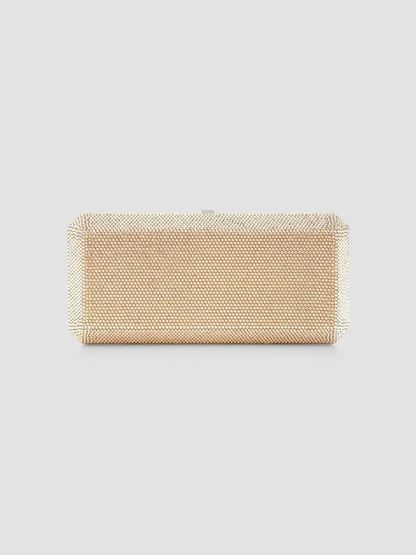 Judith Leiber Slim Rectangle Crystal Clutch