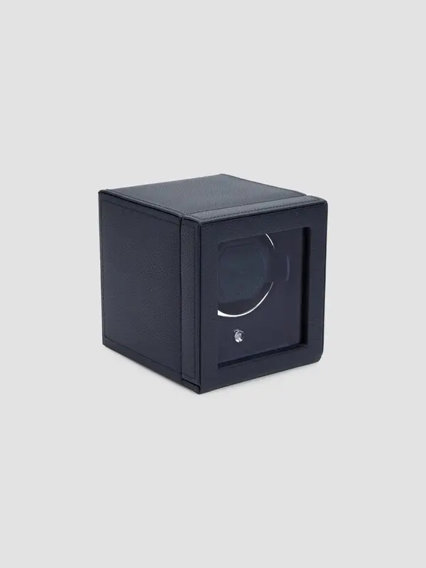 Wolf Cub Watch Winder With Cover - Blue