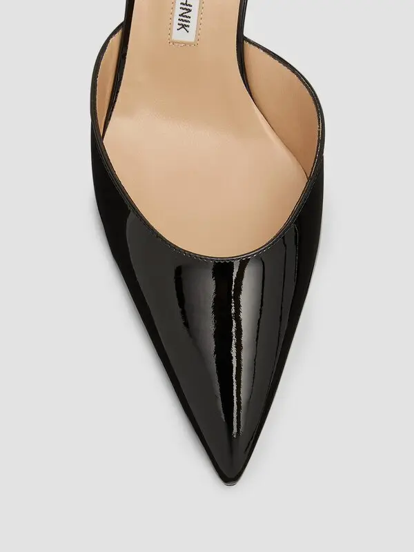 Manolo Blahnik Carolyne 50 Patent Leather Slingback Pumps