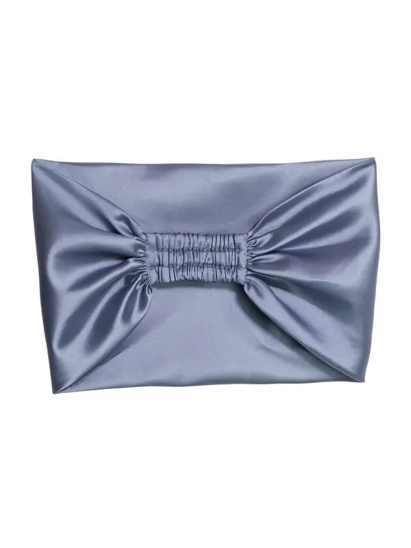 Amsale Mikado Shoulder Wrap - Slate