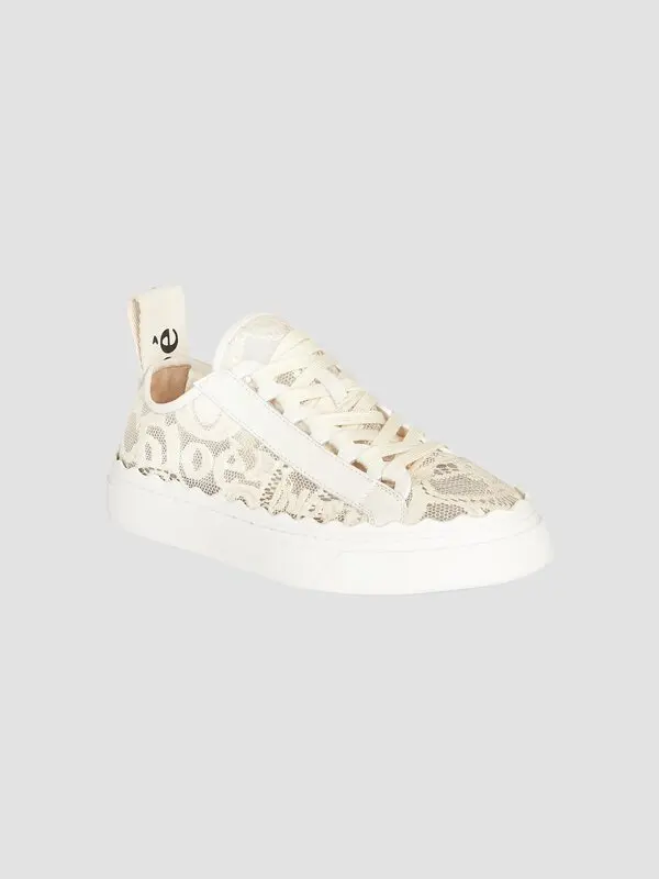 Chloé Lauren Lace Low-top Sneakers