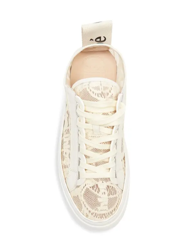 Chloé Lauren Lace Low-top Sneakers