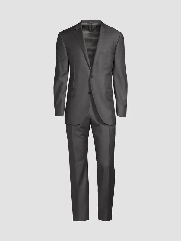 Corneliani Classic Wool Suit - Dark Grey