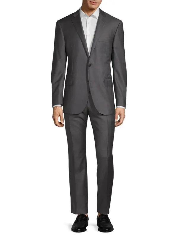 Corneliani Classic Wool Suit - Dark Grey