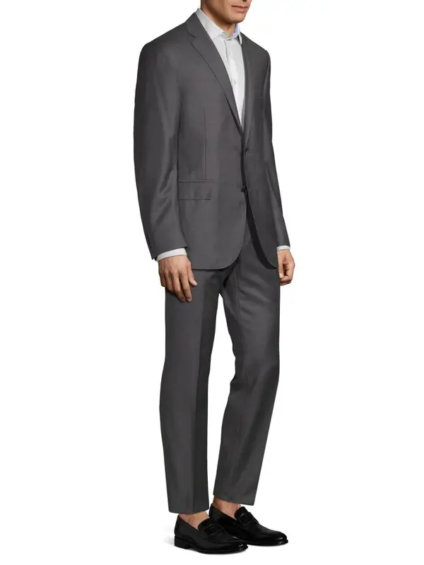 Corneliani Classic Wool Suit - Dark Grey
