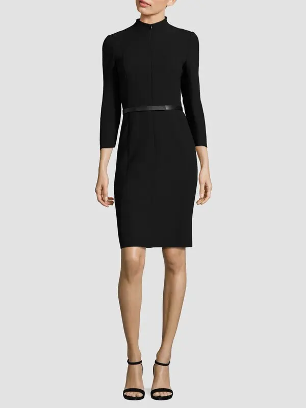 Akris Belted Sheath Dress
