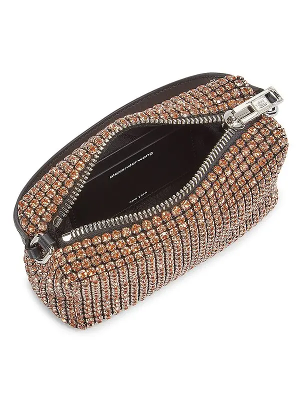 Alexander Wang Heiress Rhinestone Mesh Pouch