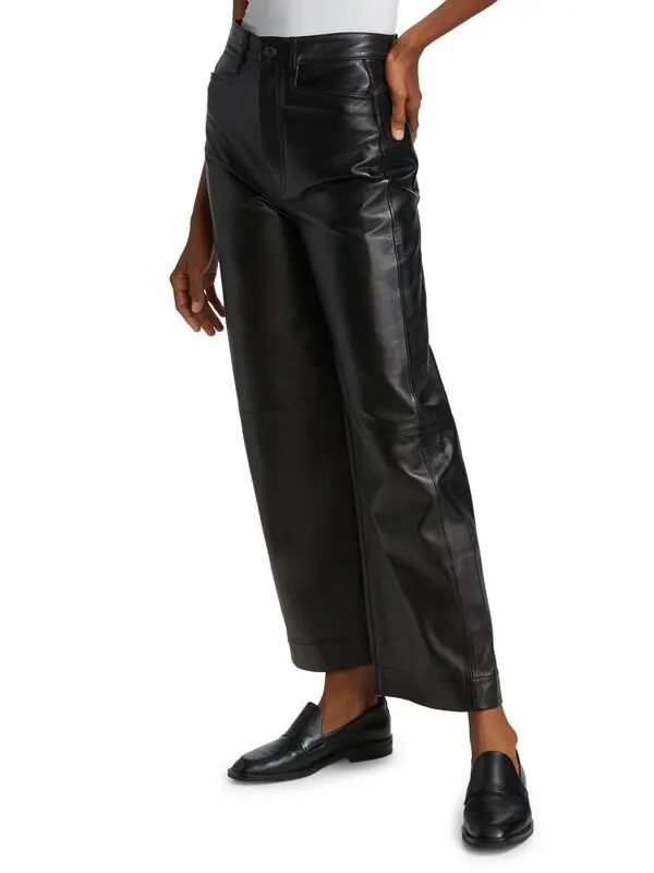 Proenza Schouler White Label Lightweight Leather Culottes