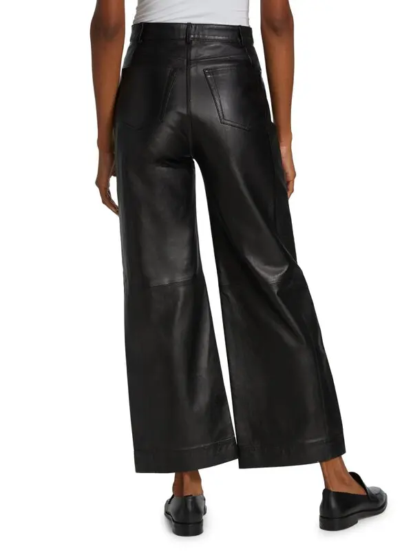 Proenza Schouler White Label Lightweight Leather Culottes