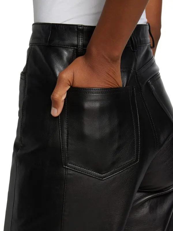 Proenza Schouler White Label Lightweight Leather Culottes