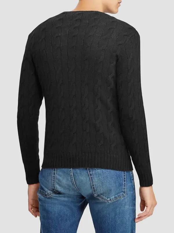 Ralph Lauren Purple Label Cableknit Cashmere Sweater