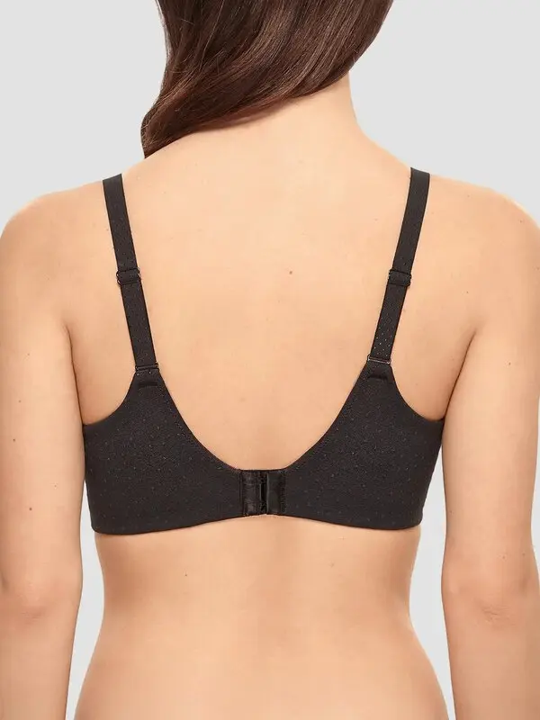 Wacoal Back Appeal Wirefree Jacquard Lace Bra - Black