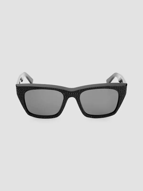 Celine 53mm Textured Square Sunglasses