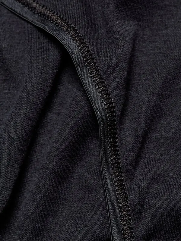 Hanro Cotton Seamless High-cut Brief - Black