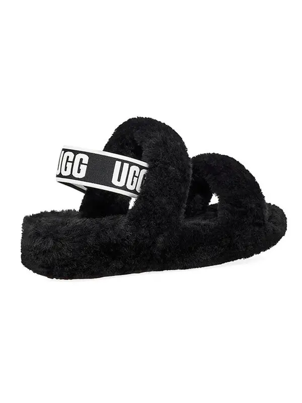 UGG Oh Yeah Sheepskin Slingback Slippers