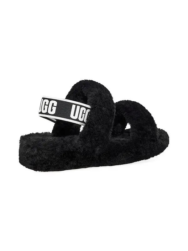 UGG Oh Yeah Sheepskin Slingback Slippers