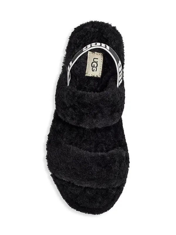 UGG Oh Yeah Sheepskin Slingback Slippers