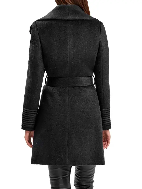 Sentaler Shawl-collar Wrap Coat