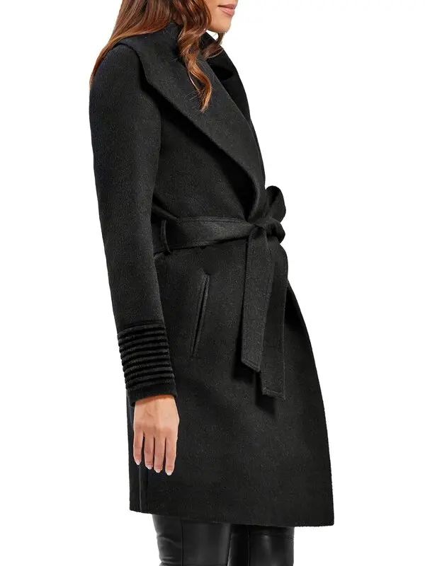 Sentaler Shawl-collar Wrap Coat