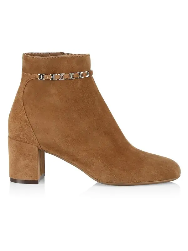 FERRAGAMO Ghila Suede Ankle Boots