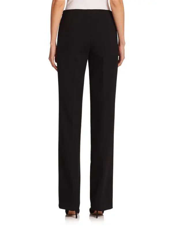 Akris Carole Double-face Wool Pants