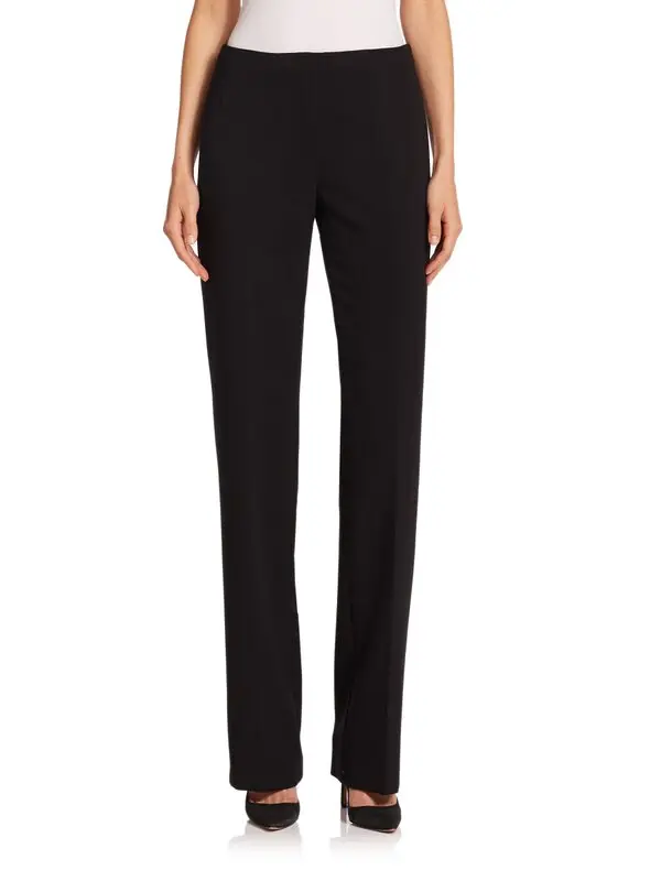 Akris Carole Double-face Wool Pants