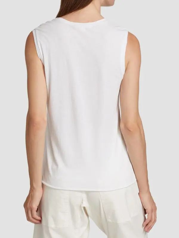 NILI LOTAN Cotton Muscle Tank