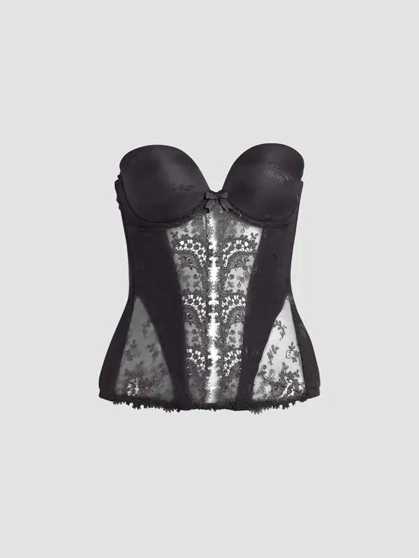 Simone Perele Floral Lace Bustier