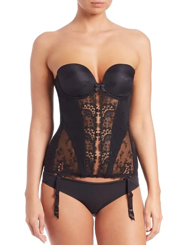 Simone Perele Floral Lace Bustier
