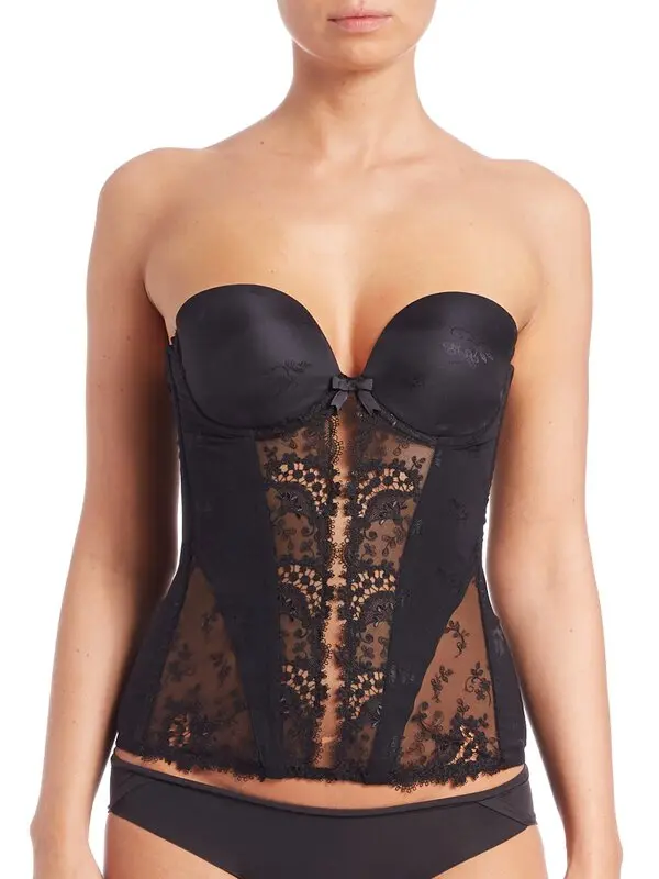 Simone Perele Floral Lace Bustier