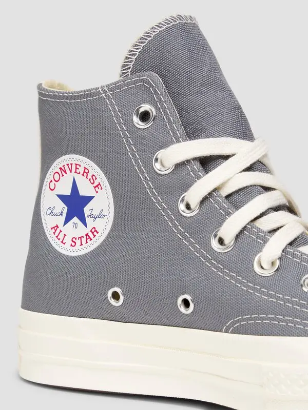 Play Comme Des Garcon Cdg Play X Converse 's Chuck Taylor All Star Peek-a-boo High-top Sneakers - Grey