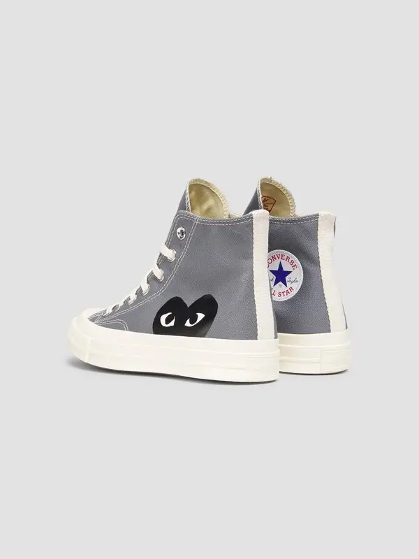 Play Comme Des Garcon Cdg Play X Converse 's Chuck Taylor All Star Peek-a-boo High-top Sneakers - Grey