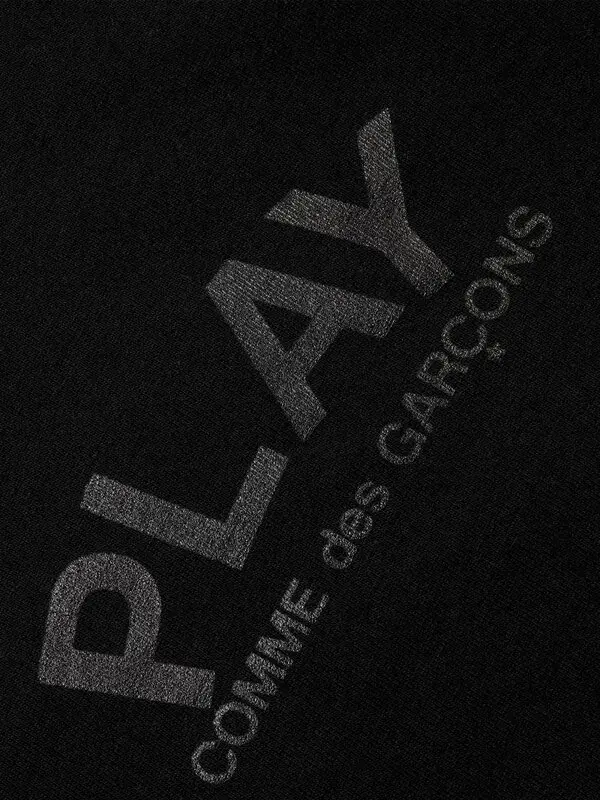 Play Comme Des Garcon Two Hearts Print Graphic Tee