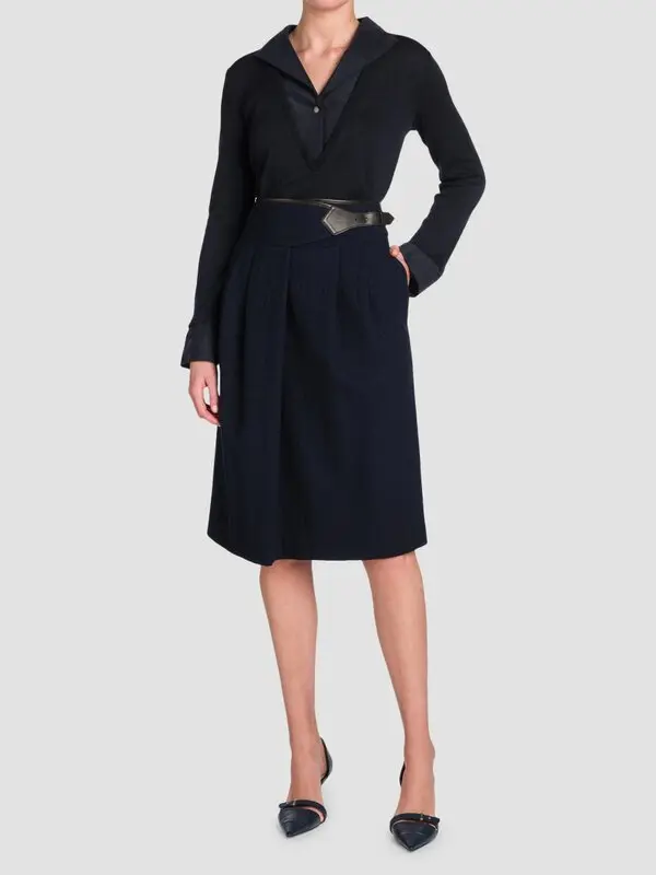 Giorgio Armani Layered Top - Blue Night