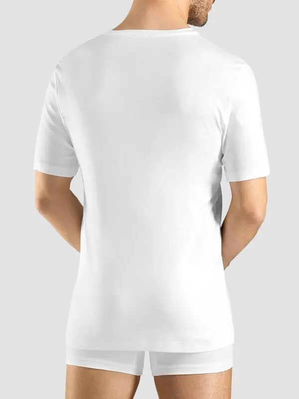 Hanro Sea Island Cotton V-neck Tee