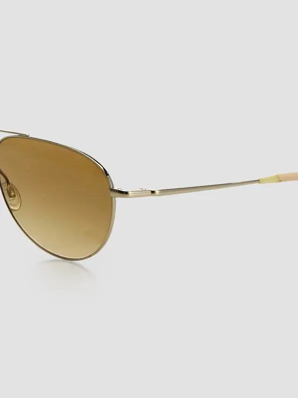 Oliver Spencer Benedict 59mm Chrome Aviator Sunglasses