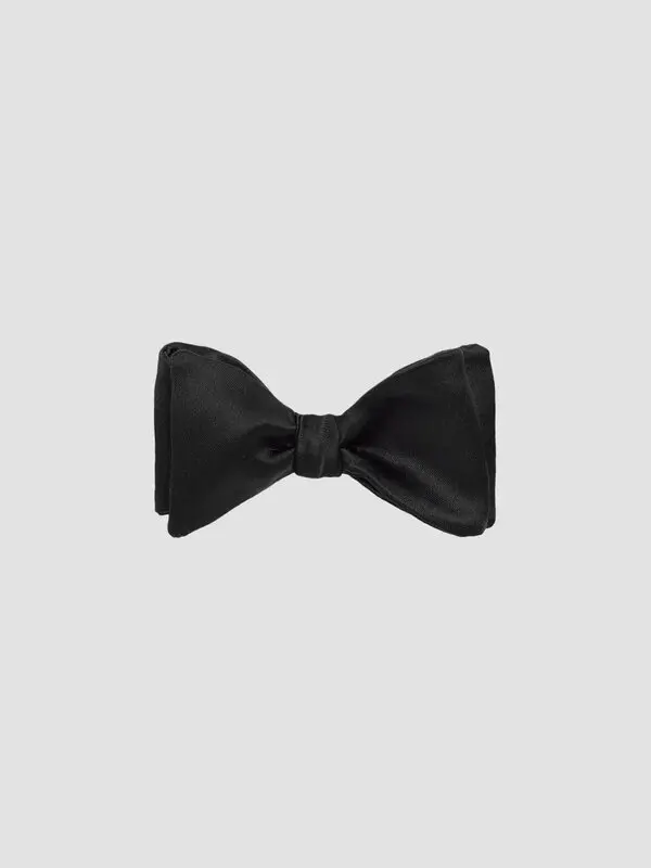 Ralph Lauren Purple Label Solid Silk Bow Tie