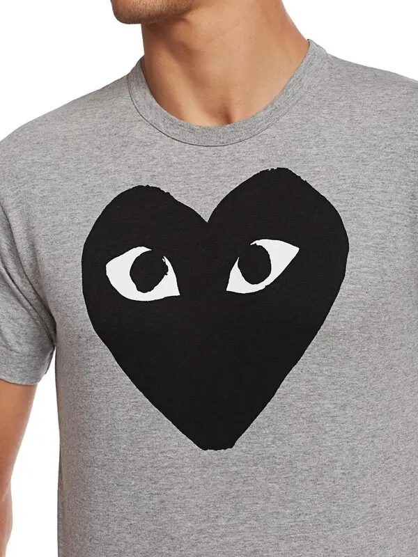 Play Comme Des Garcon Printed Cotton Tee