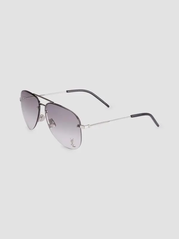 Saint Laurent Monogram 59mm Aviator Sunglasses