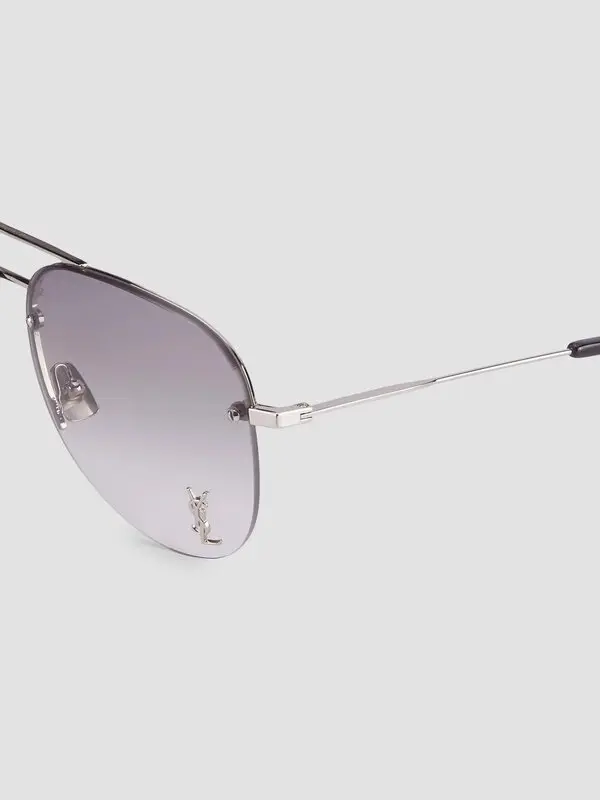 Saint Laurent Monogram 59mm Aviator Sunglasses