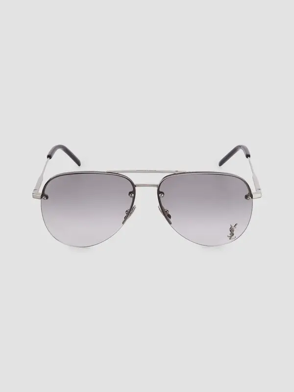 Saint Laurent Monogram 59mm Aviator Sunglasses