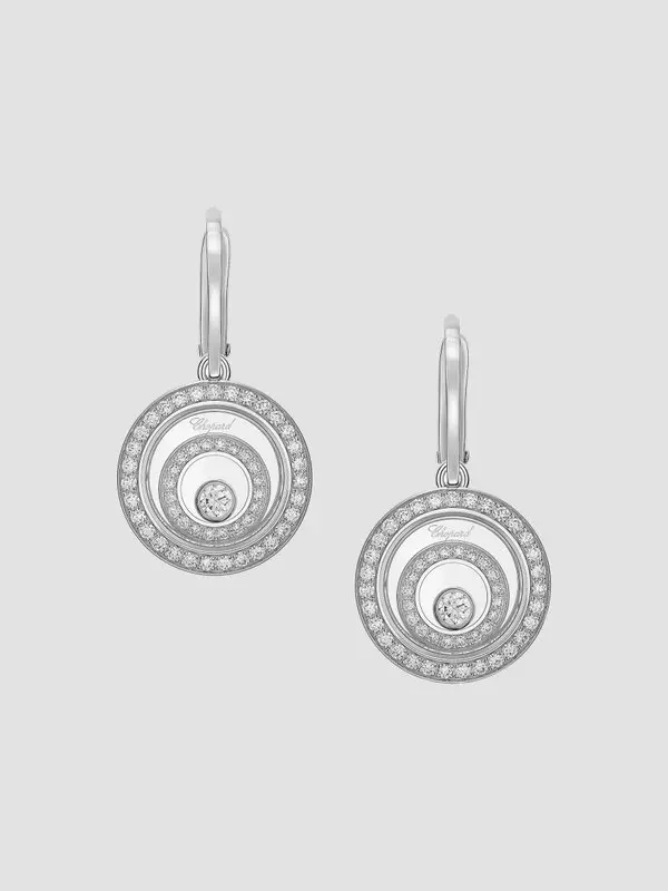 Chopard Happy Spirit 18k & Diamond Earrings