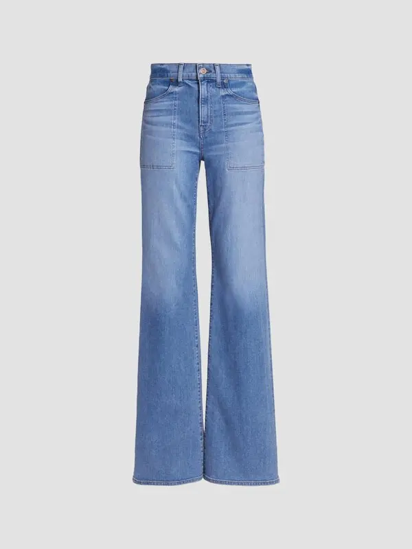 Veronica Beard Crosbie Wide-leg Jeans - Amethyst