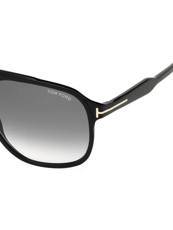 TOM FORD Raoul 62mm Aviator Sunglasses - Black