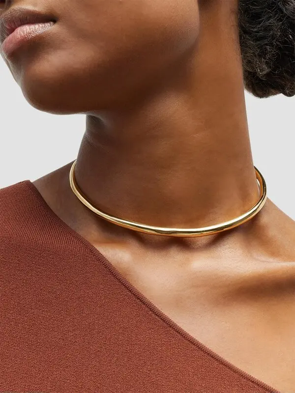Alexis Bittar 14k -plated Thin Collar Necklace - Gold
