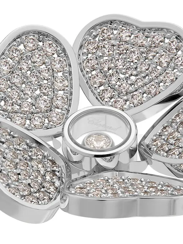 Chopard Happy Hearts Flowers 18k & Diamond Bangle