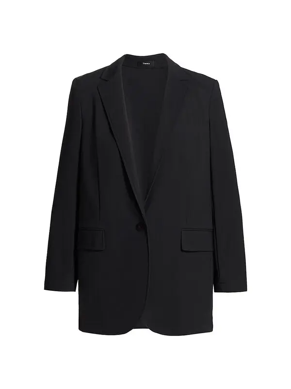 Theory Casual Single-breasted Blazer