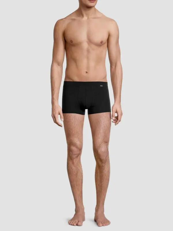 Hanro Natural Function Boxer Briefs - Deep Black