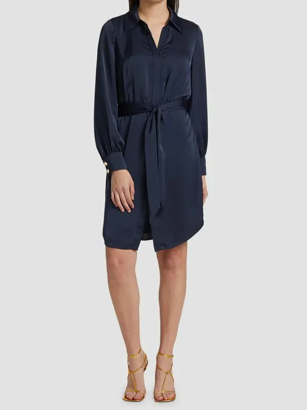 Ramy Brook Ayla Tie-front Shirtdress